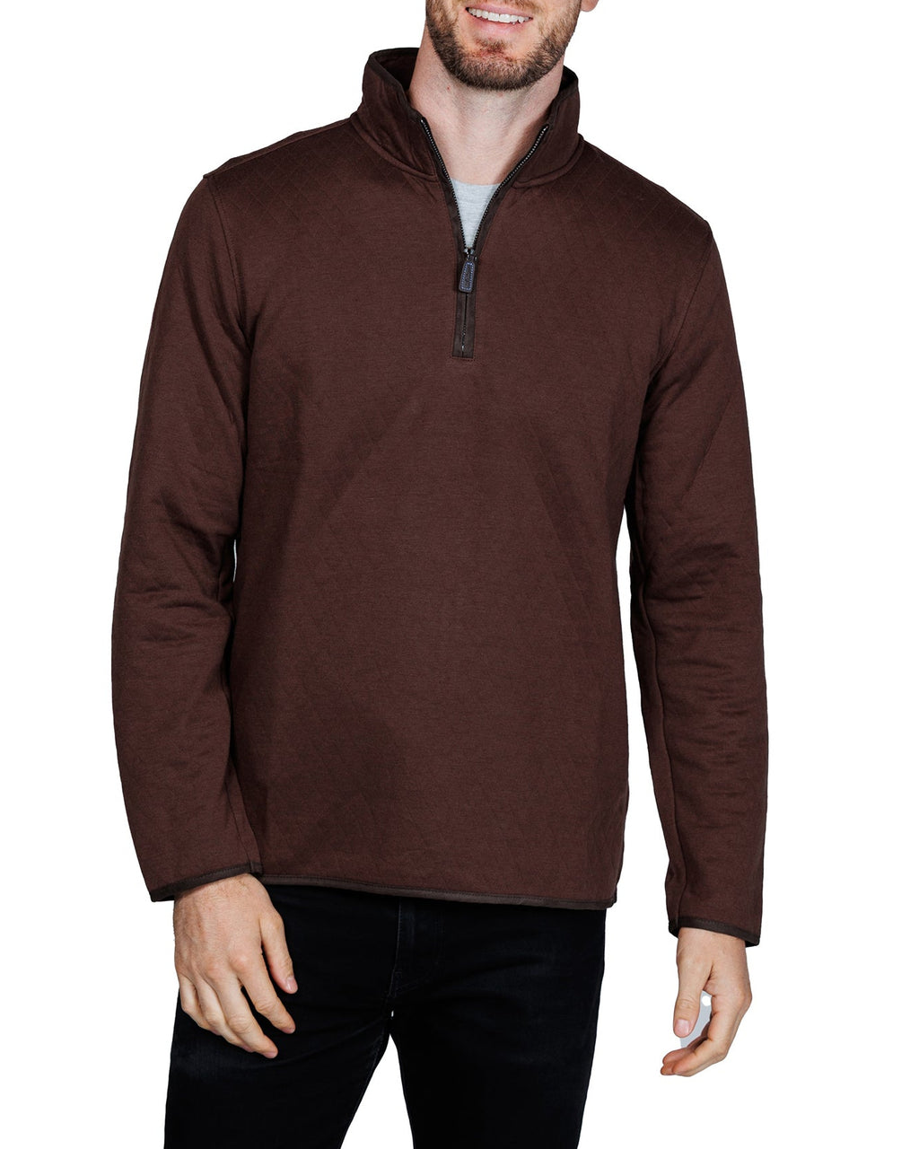 Breeze Break Quilted Quarter-Zip - Mens Overshirts - TailorByrd